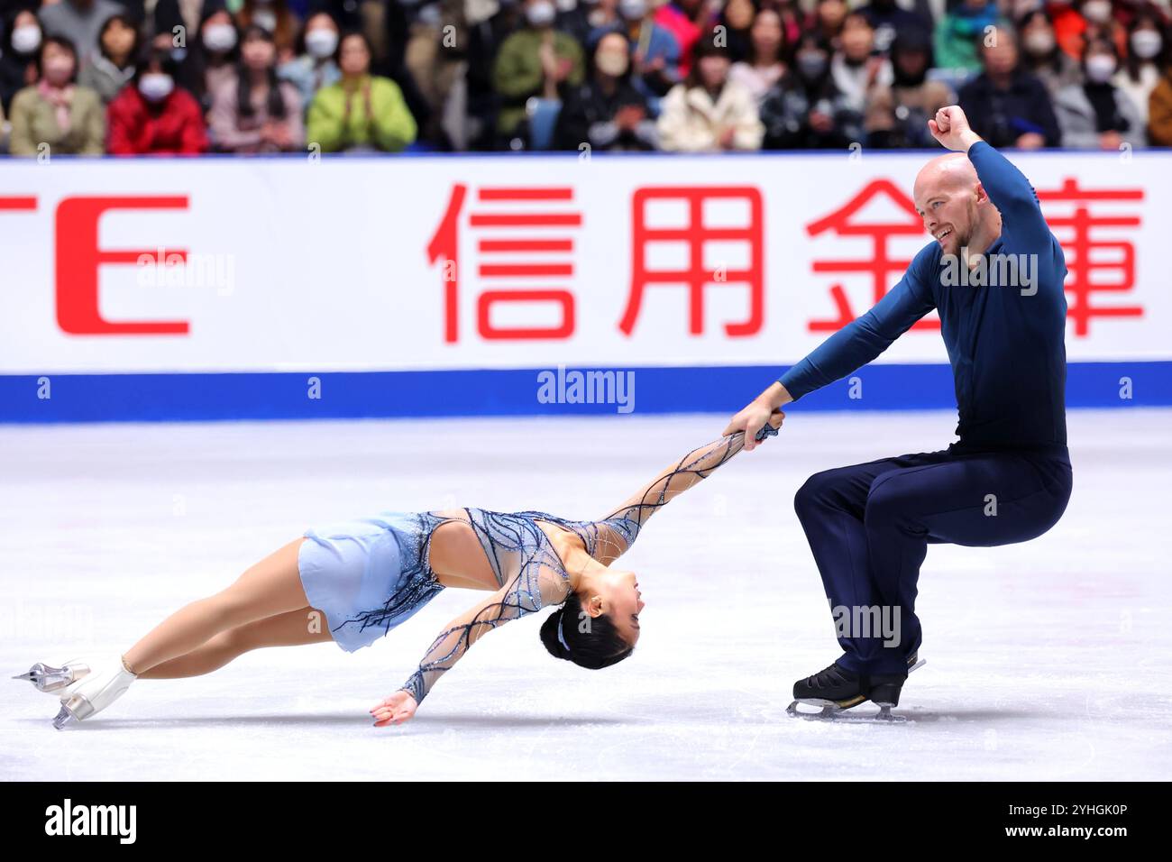 Yoyogi 1. Gymnasium, Tokio, Japan. November 2024. Ellie kam & Danny O'Shea (USA), 9. NOVEMBER ...
