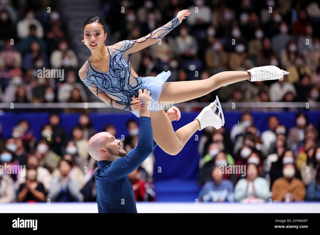 Yoyogi 1. Gymnasium, Tokio, Japan. November 2024. Ellie kam & Danny O'Shea (USA), 9. NOVEMBER ...