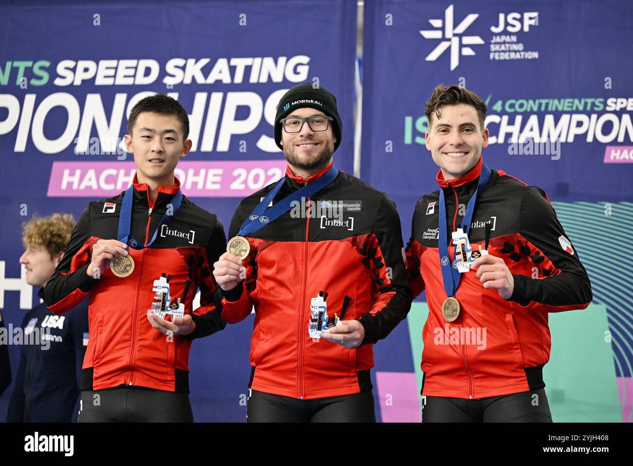 Aomori, Japan. Kredit: MATSUO. November 2024. Kanada Team Group (CAN), anders Johnson, Laurent ...