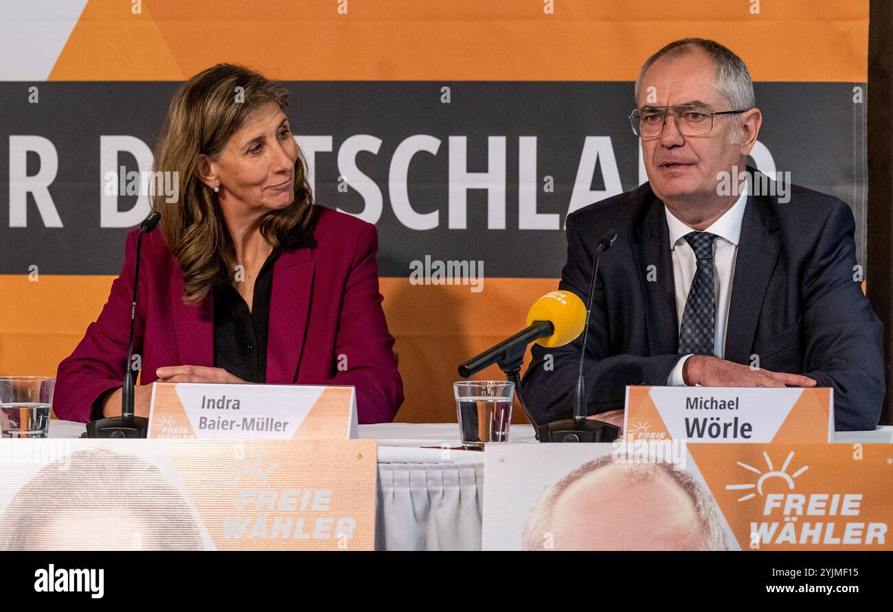 Muenchen Freie Waehler, Pressekonferenz zur Vorstellung der ...