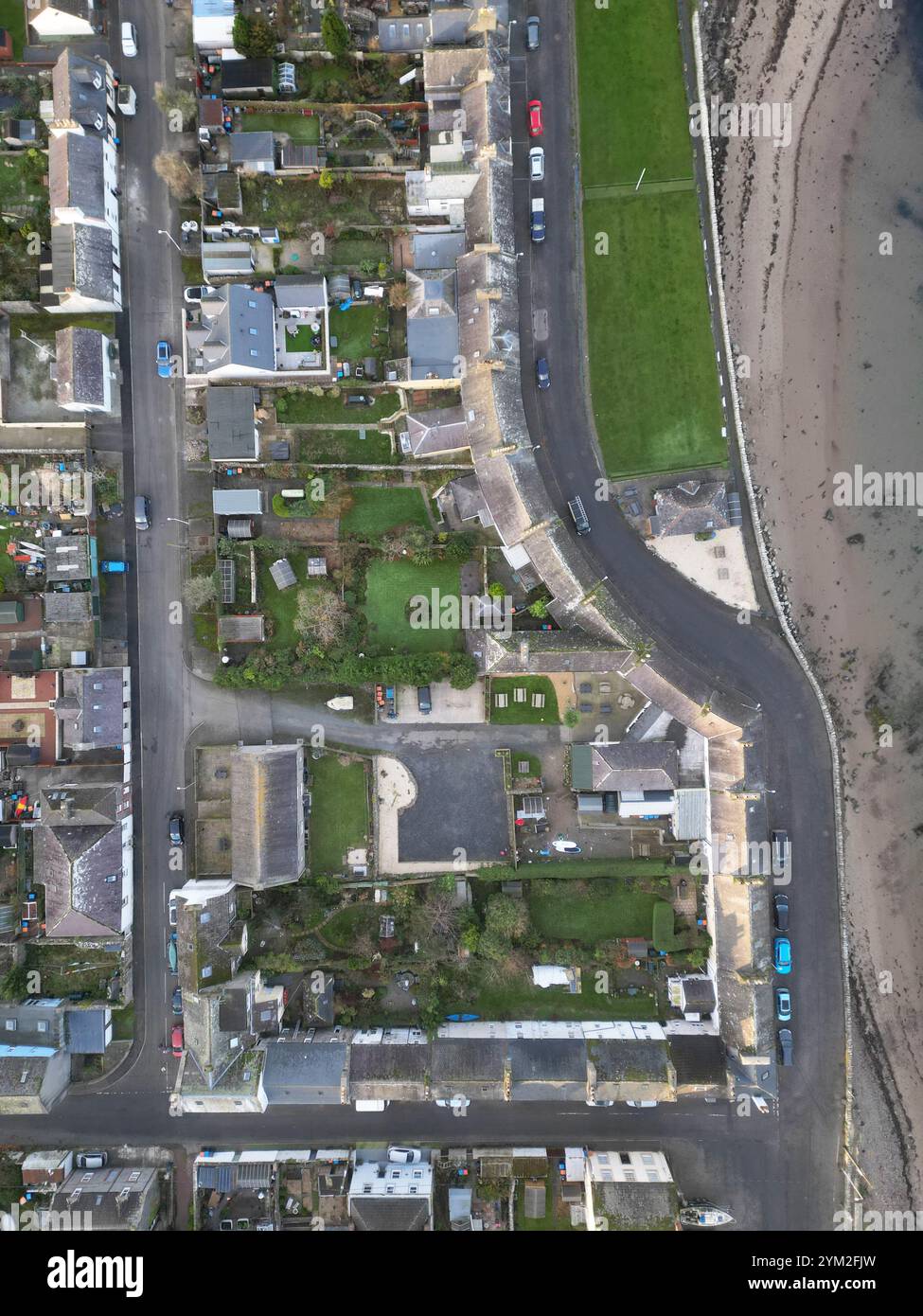 Garlieston, Wigtownshire Schottland aus der Vogelperspektive des ...