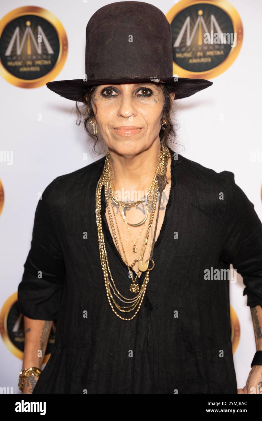 Los Angeles, USA. November 2024. Die Musikerin Linda Perry nimmt 2024 ...