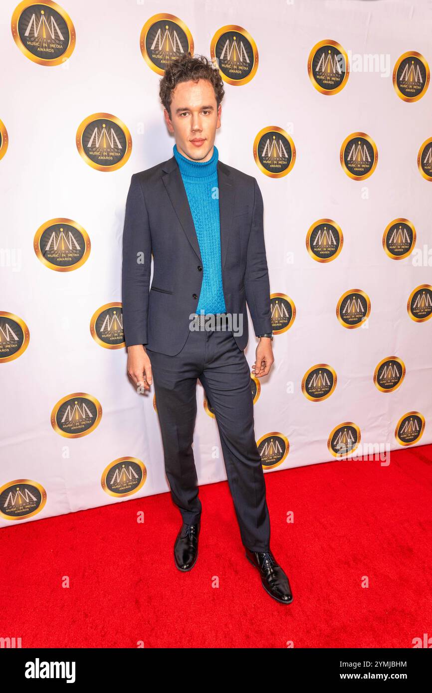 Los Angeles, USA. November 2024. Der Musiker Marcin Mazurek nimmt 2024 ...