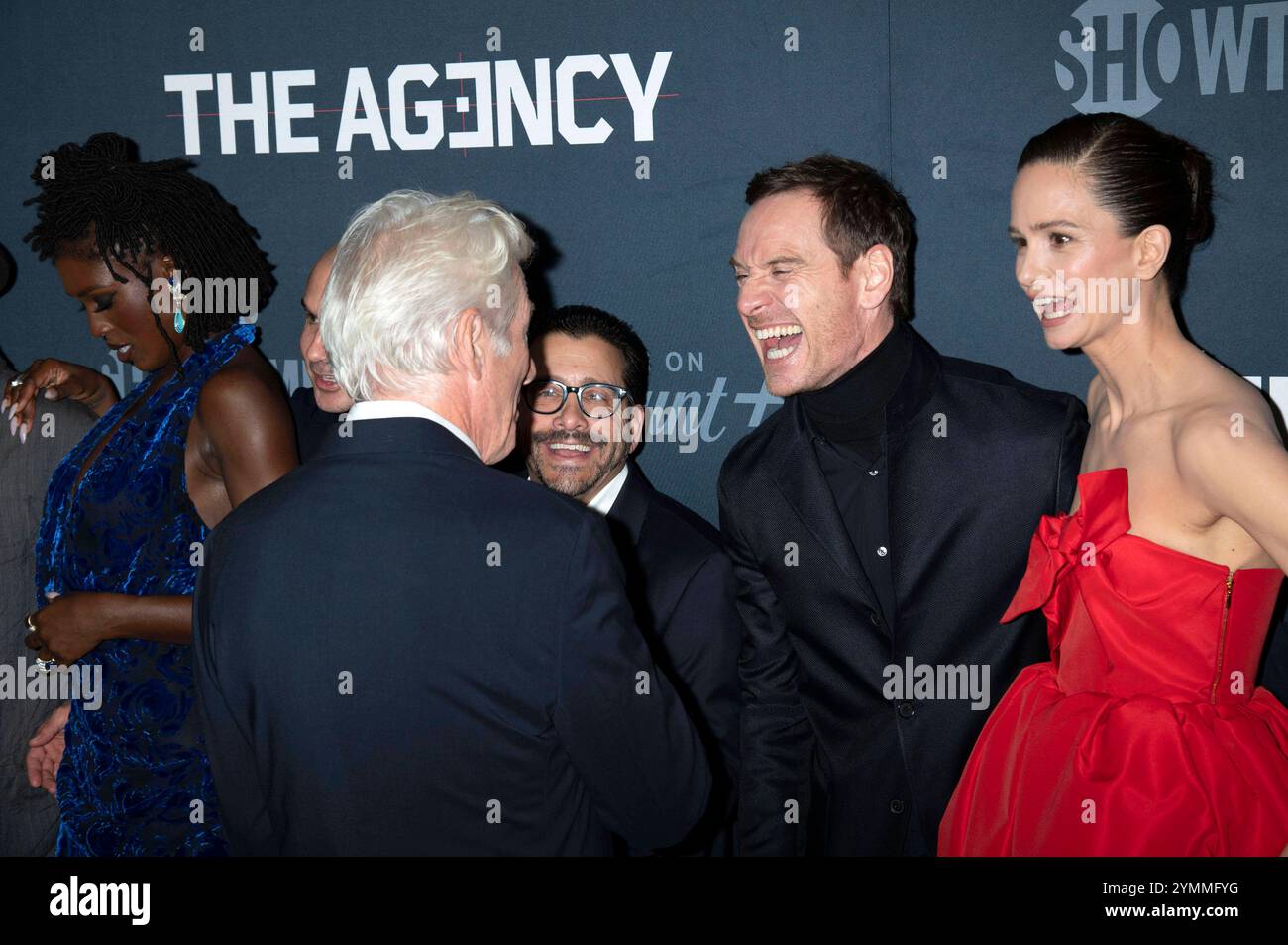 Jodie Turner-Smith, Richard Gere, Reza Brojerdi, Michael Fassbender und Katherine Waterston bei ...