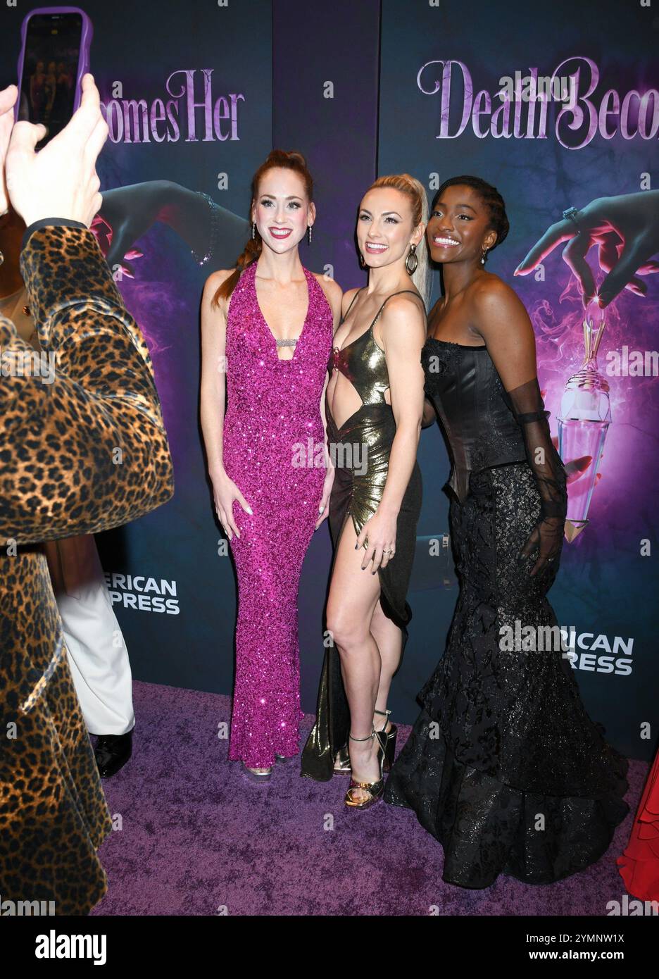 Ny. November 2024. Kaleigh Cronin, Sarah Meahl, Johanna Moise bei ...