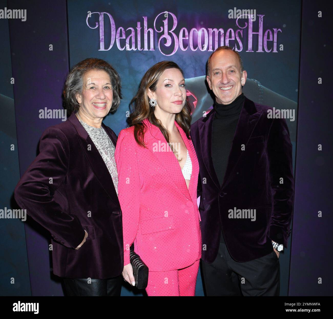 Ny. November 2024. Gast, Lowe Cunningham, Jimmy Horowitz bei Arrivals ...