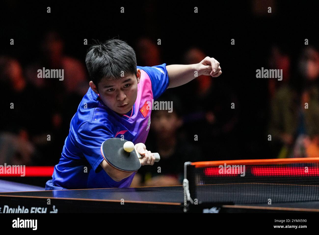 Kitakyushu, Japan. November 2024. LIN Shidong aus China trifft im ...