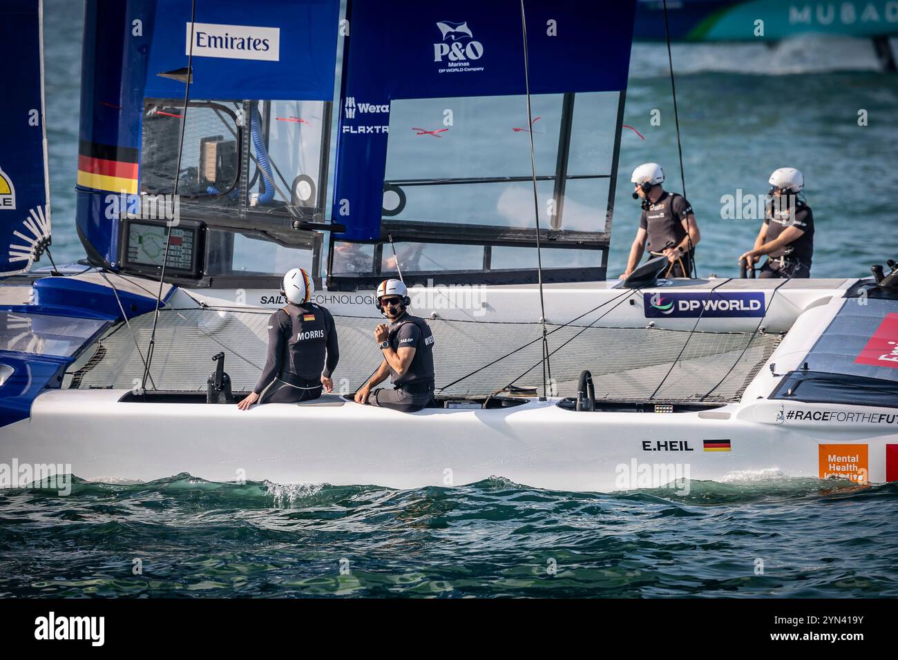 DUBAI, 24.11.2024 - DEUTSCHES SAILGP-TEAM - Erik Heil (GER/Fahrer ...