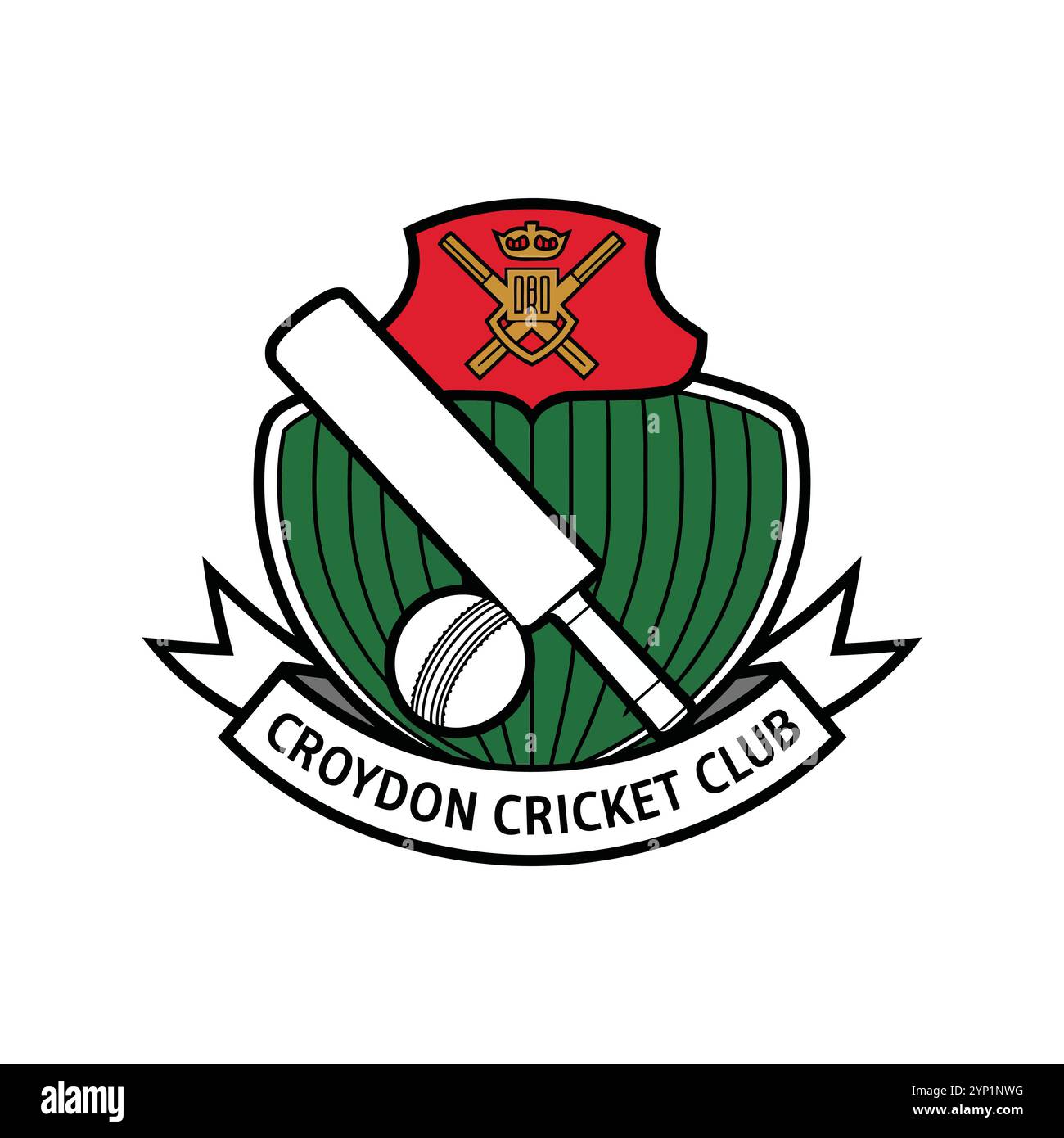 Cricket-Logo, Sport-Logo, Cricket-Team-Emblem, Cricket-Abzeichen ...