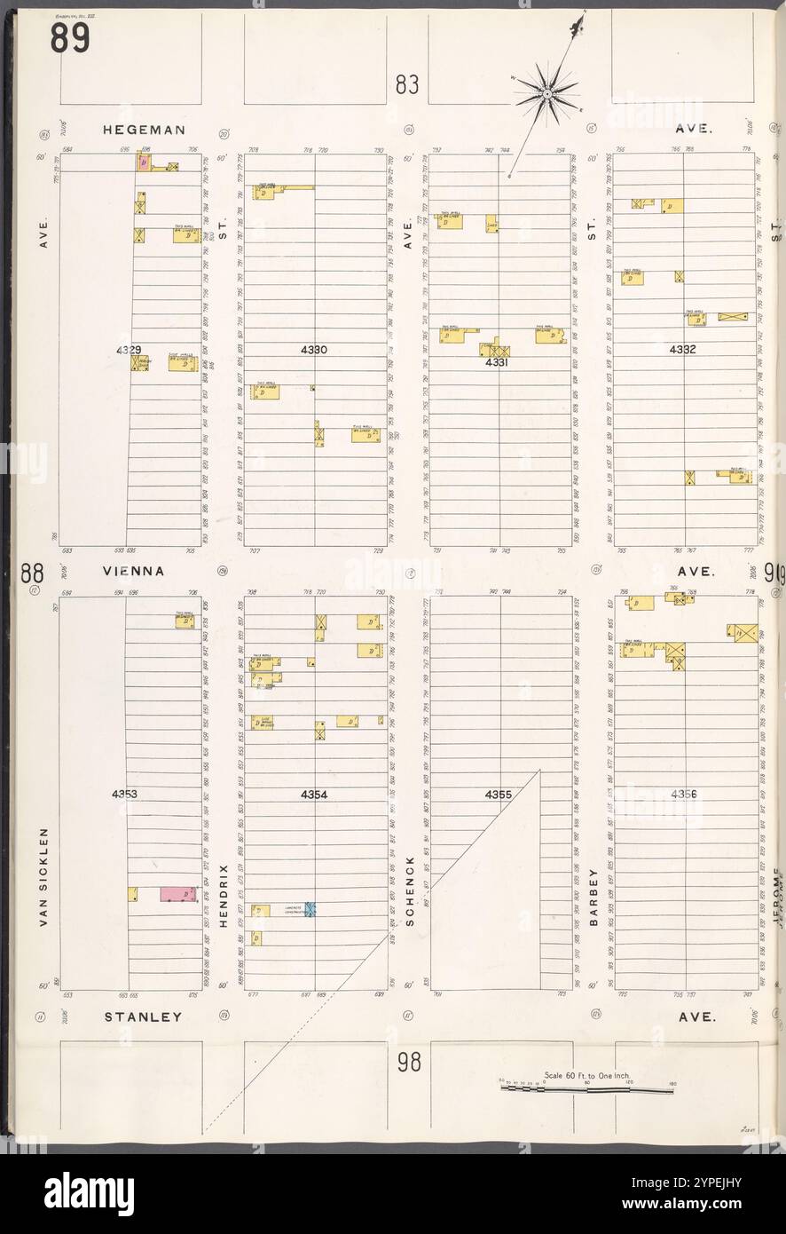 Brooklyn V. 8, Platte Nr. 89 [Karte begrenzt durch Hegeman Ave., Jerome ...