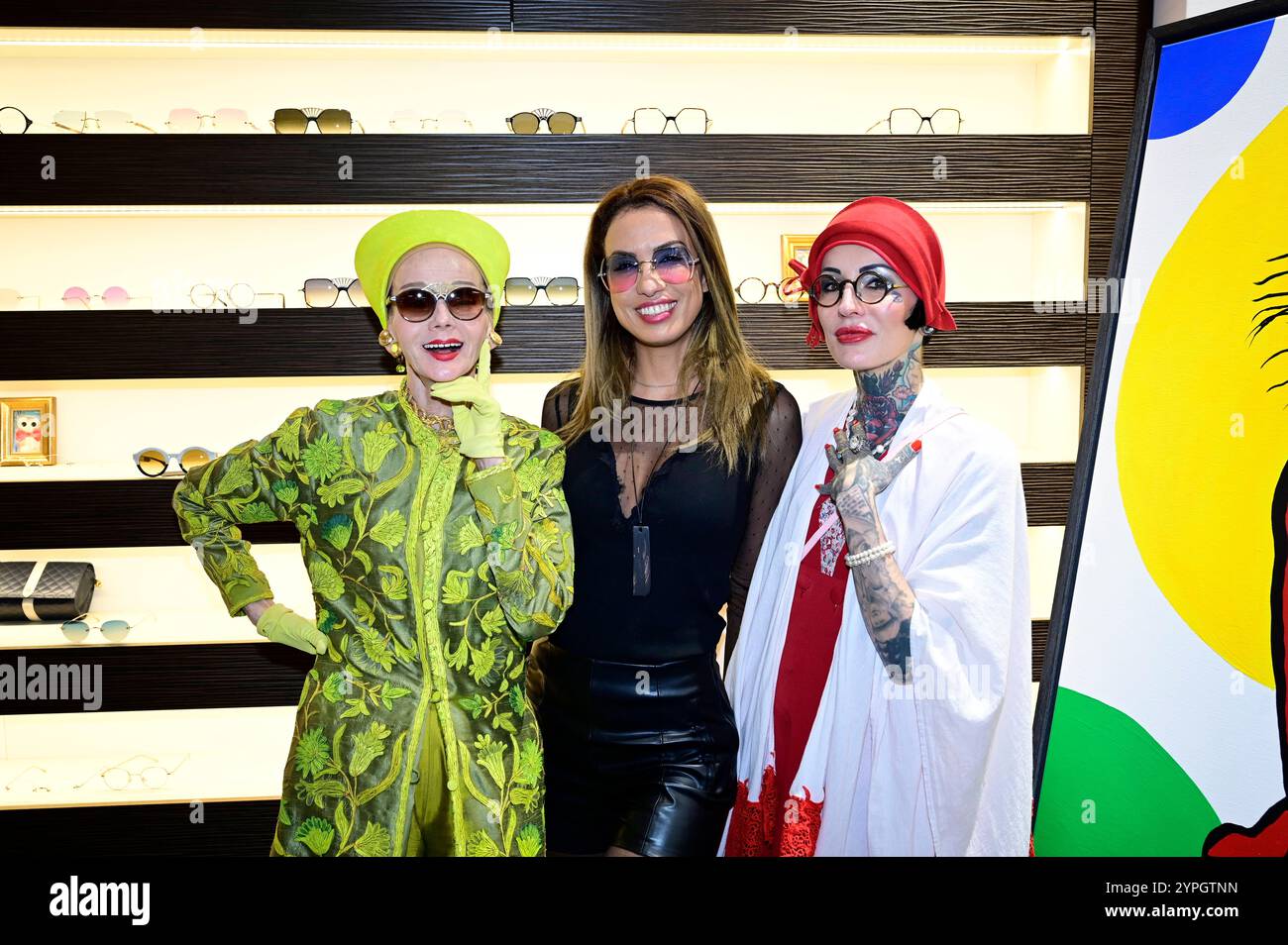 Britt Kania, Jihane Marczak und Sarah Settgast bei der Präsentation der ...
