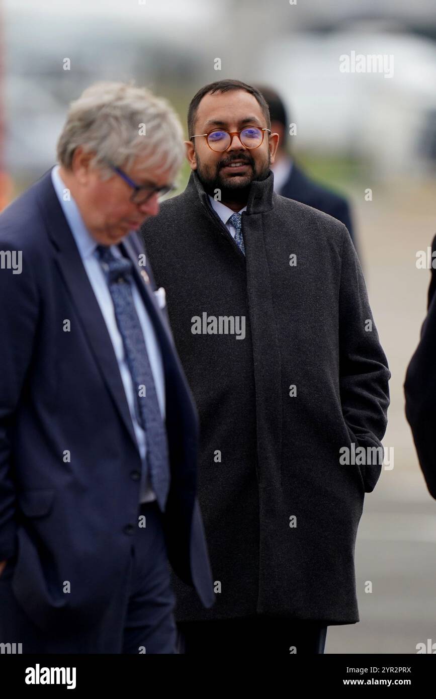 Der Botschafter seiner Majestät in Katar, Neerav Patel, wartet auf die ...