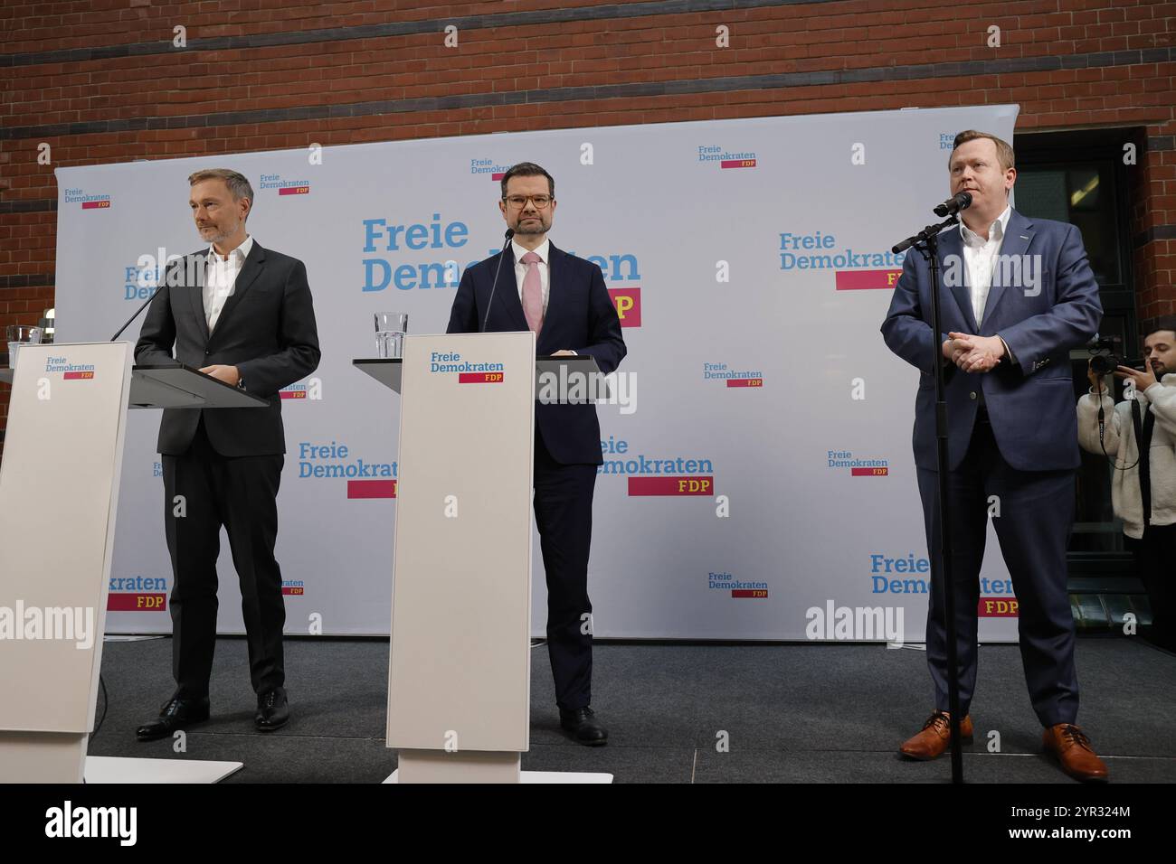 FDP-Bundesvorsitzenden Christian Lindner MDB, FDP-Generalsekretär Dr ...