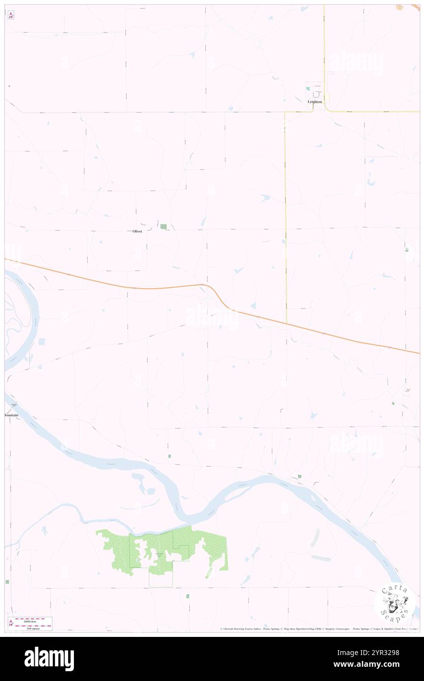 Township of Scott, Mahaska County, USA, USA, Iowa, n 41 17' 51'', S 92 ...