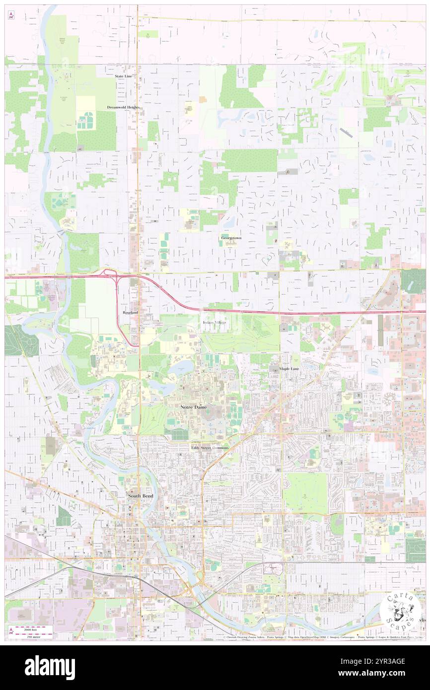 Town of Indian Village, Saint Joseph County, USA, USA, Indiana, n 41 42 ...