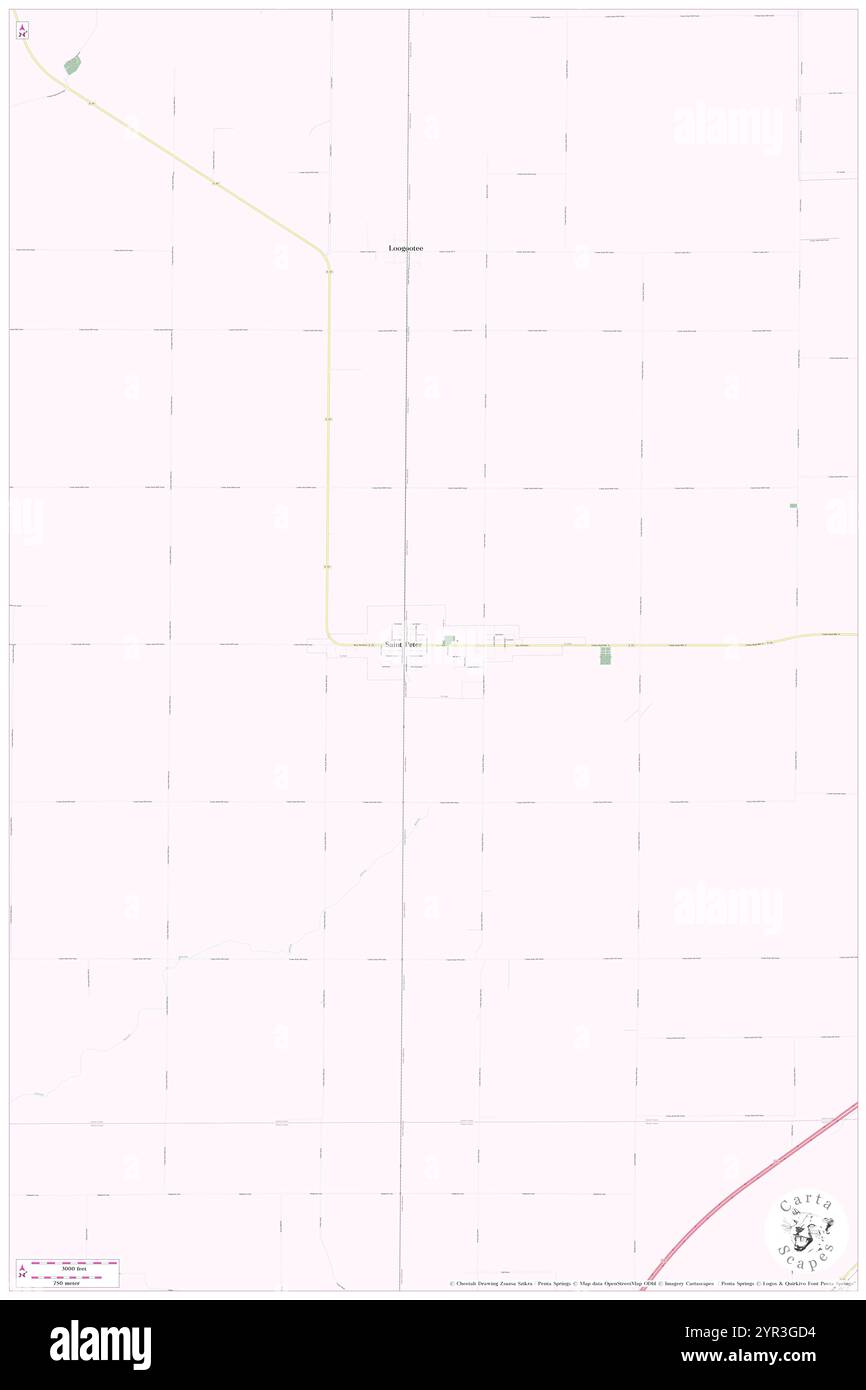 Village of Saint Peter, Fayette County, USA, USA, Illinois, n 38 52' 3 ...