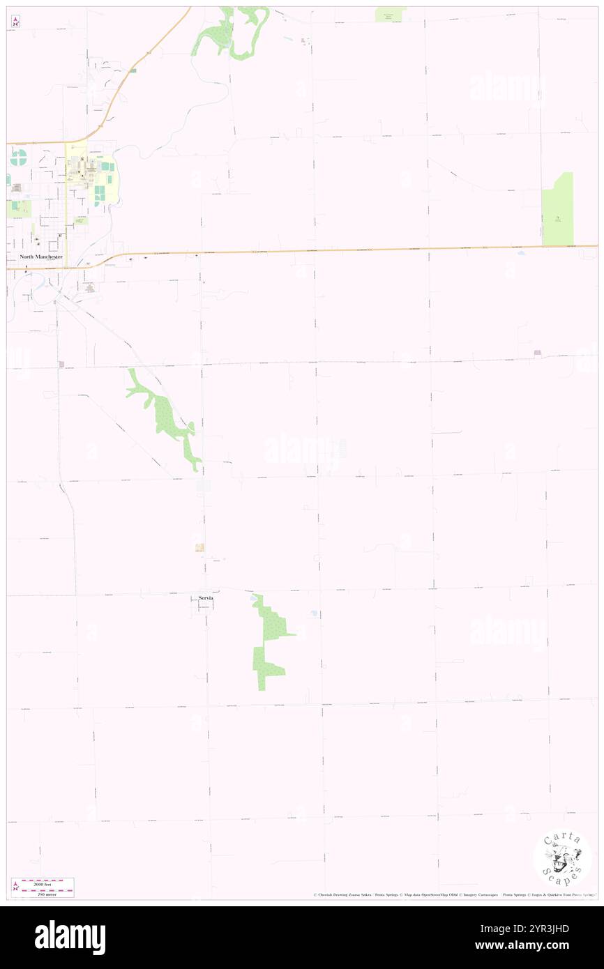 Township of Chester, Wabash County, USA, USA, Indiana, n 40 58' 31 ...