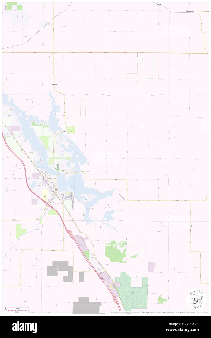 Stadt Chetek, Barron County, USA, USA, Wisconsin, n 45 20' 13''', S 91 ...