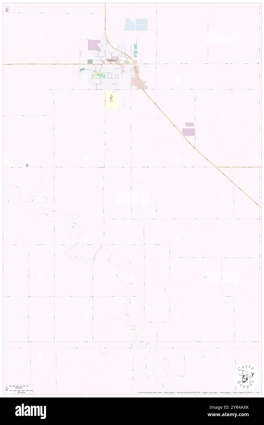 Township of Mapleton, Blue Earth County, USA, USA, Minnesota, n 43 53 ...