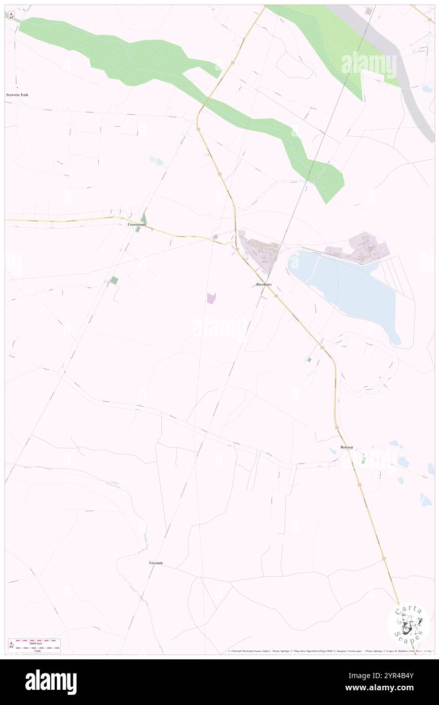 Stadt Riceboro, Liberty County, USA, Vereinigte Staaten, Georgia, n 31 ...