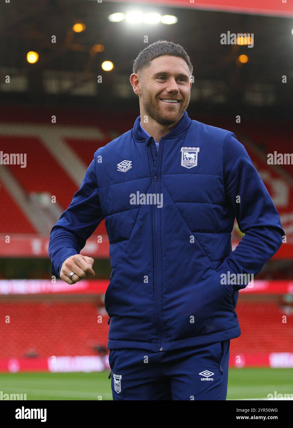 Wes Burns of Ipswich Town - Nottingham Forest / Ipswich Town, Premier ...