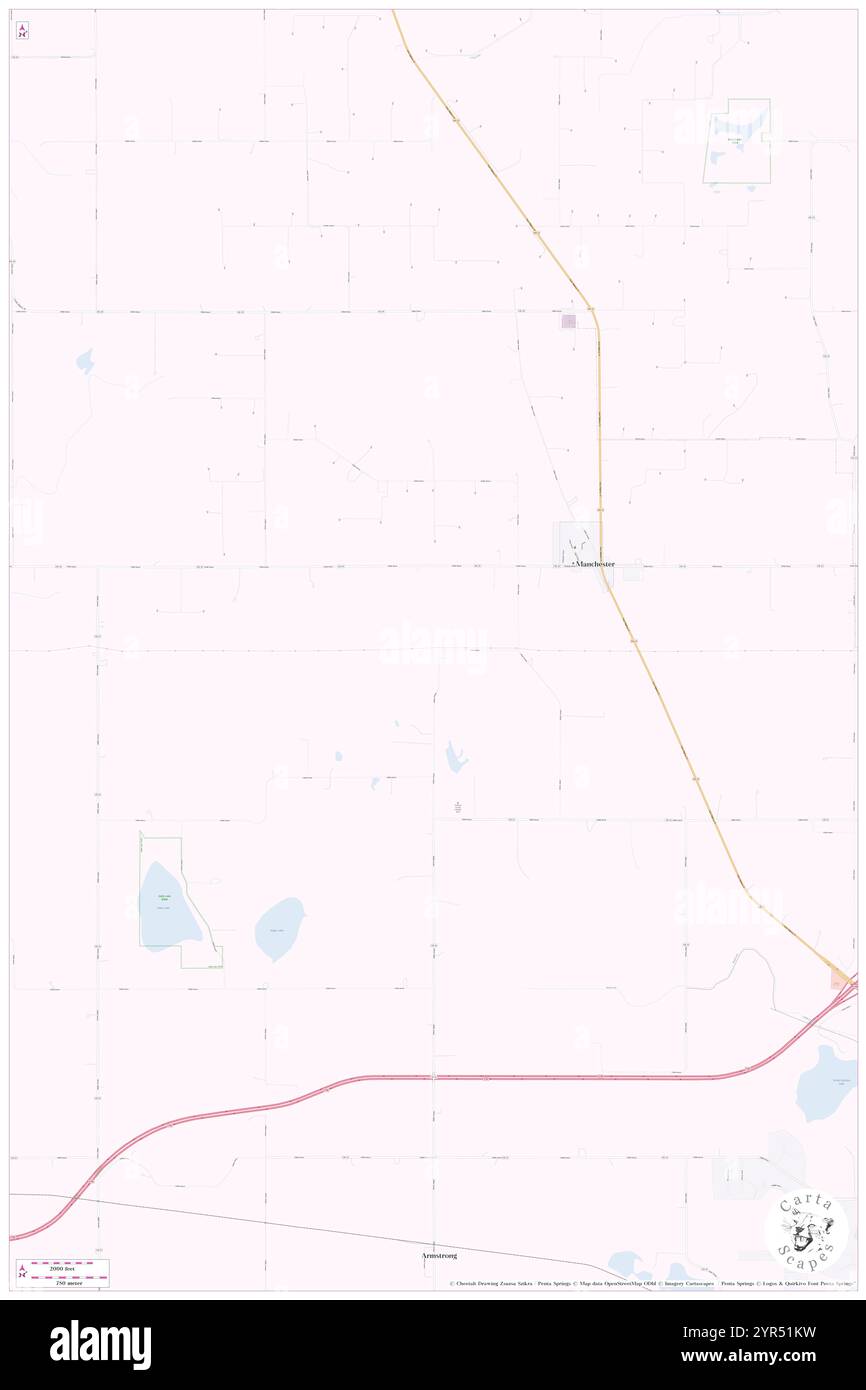 Township of Manchester, Freeborn County, USA, USA, Minnesota, n 43 43 ...