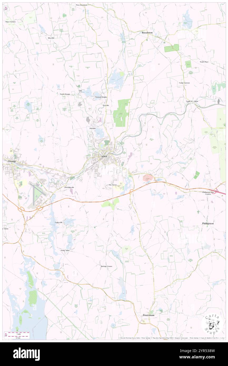 Town of Athol, Worcester County, USA, USA, Massachusetts, n 42 35' 2 ...