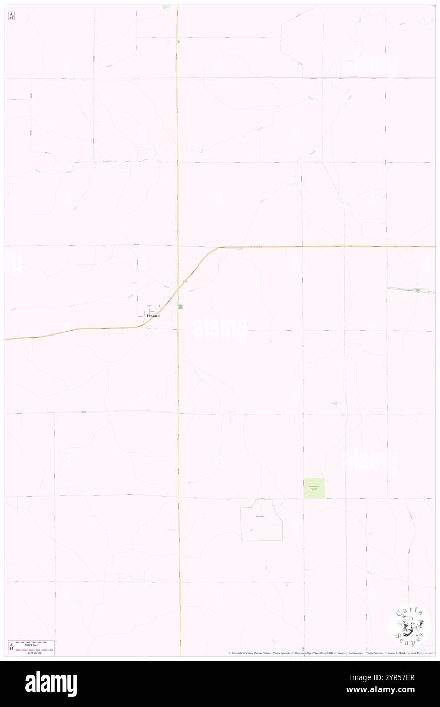 Township of Brookfield, Clinton County, USA, USA, Iowa n 41 59' 20'', S ...