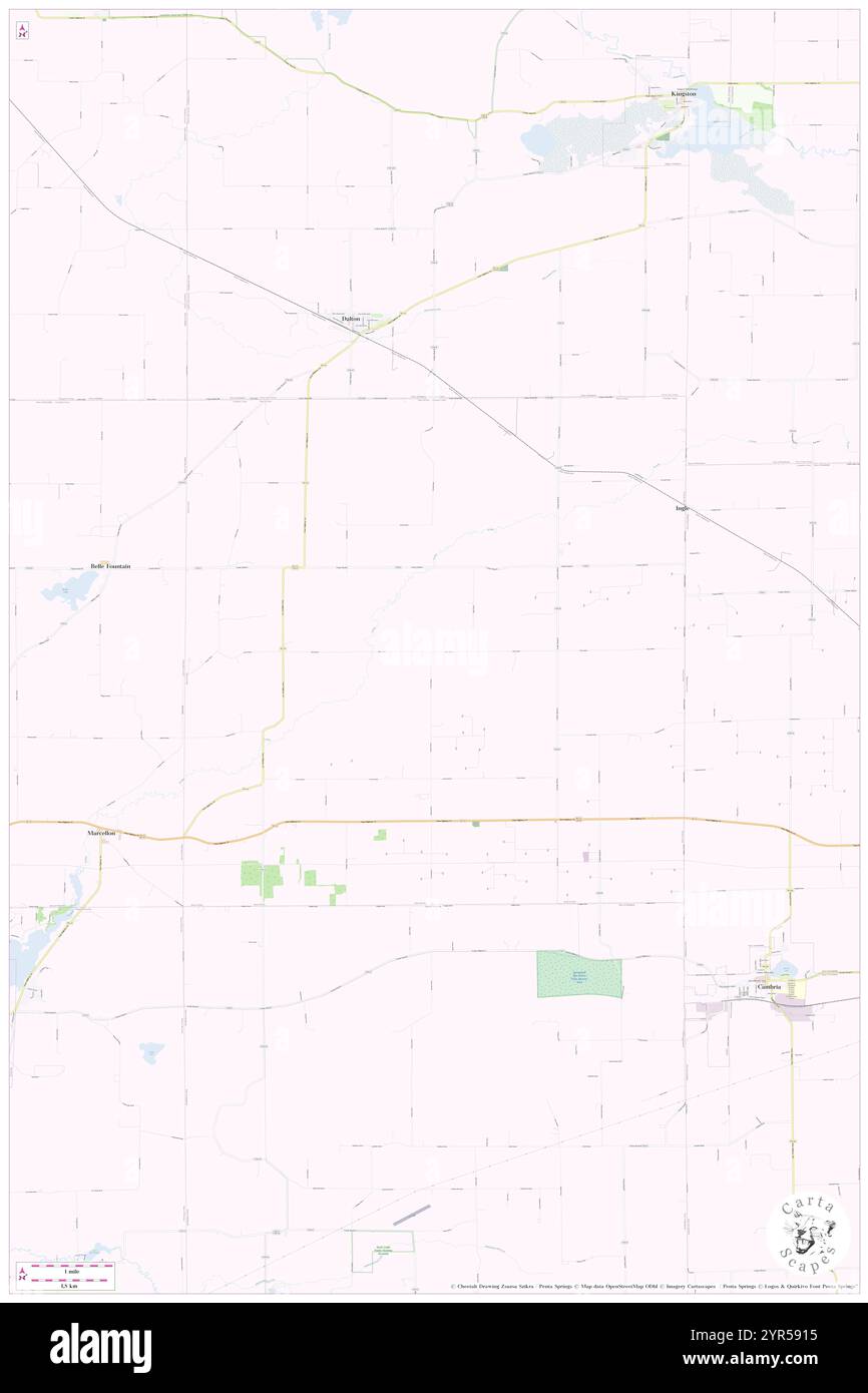 Town of Scott, Monroe County, USA, USA, Wisconsin, n 44 6' 52'', S 90 ...