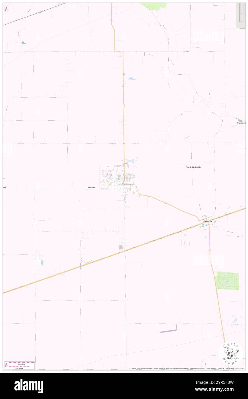 Stadt Clayton, Hendricks County, USA, USA, Indiana, n 39 41' 17'', S 86 ...