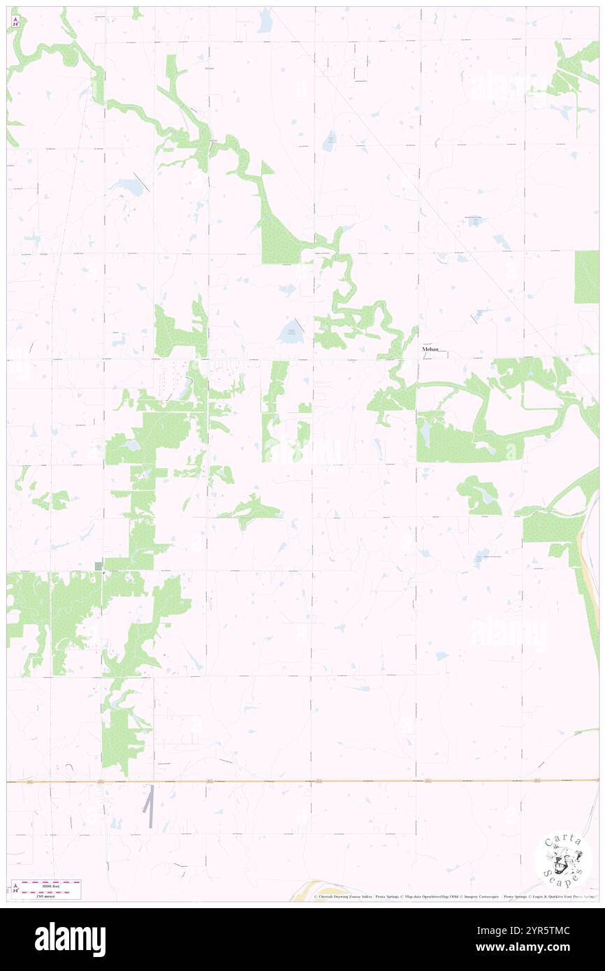 Township of Clayton, Payne County, USA, Oklahoma, n 36 1' 50'', S 96 57 ...