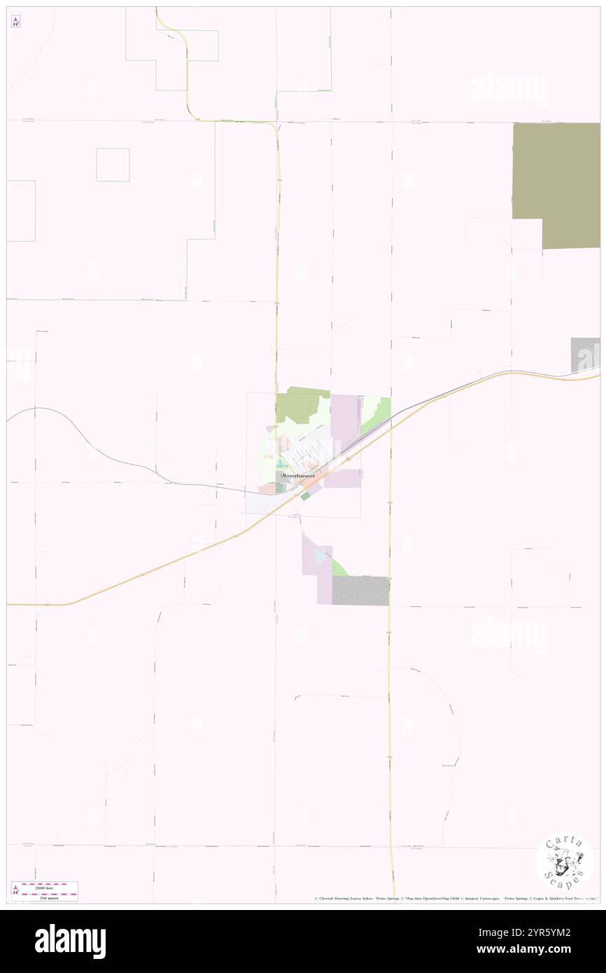 Village of Weyerhaeuser, Rusk County, USA, USA, Wisconsin, n 45 25' 30 ...