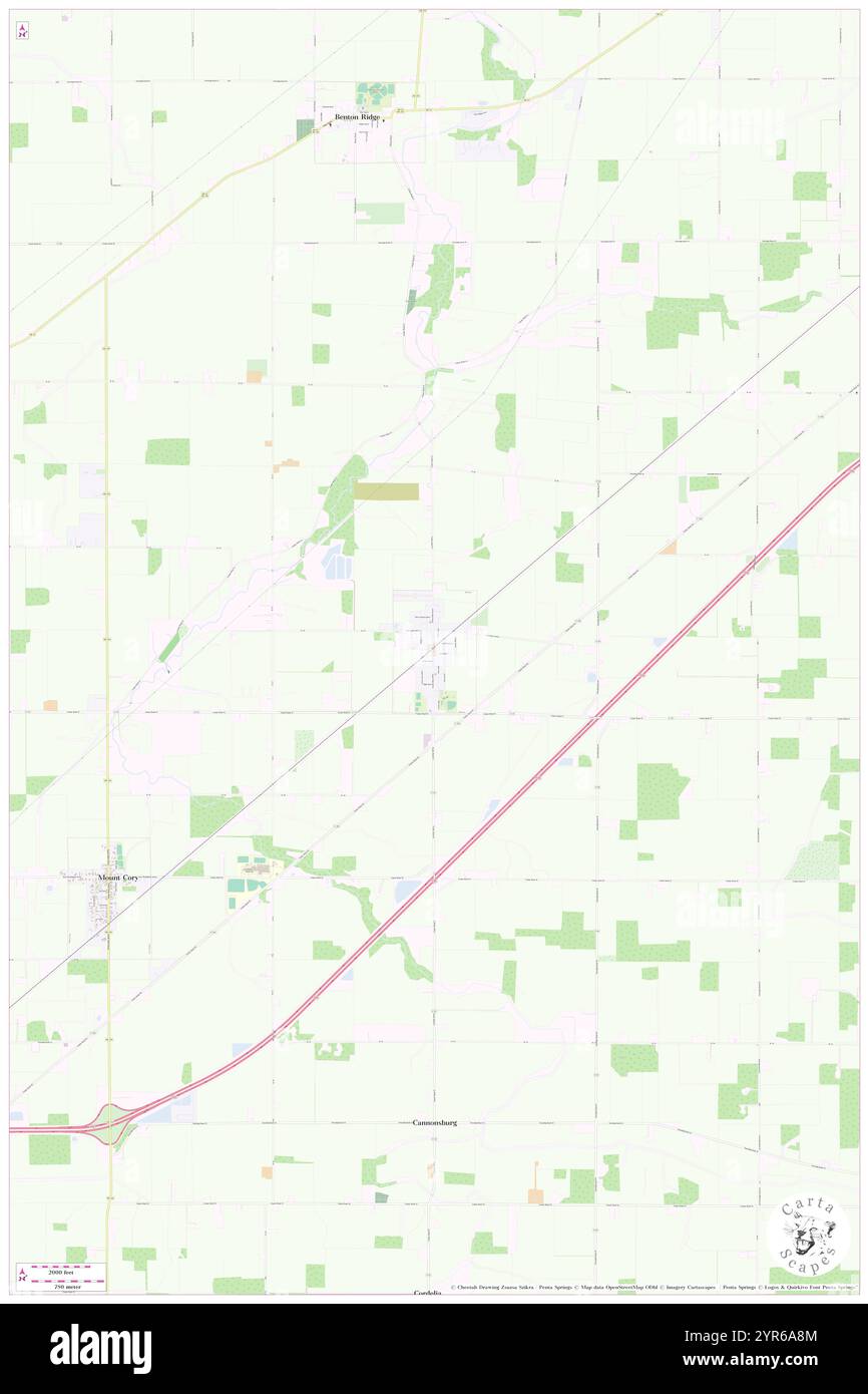 Village of Rawson, Hancock County, USA, USA, Ohio, n 40 57' 24'', S 83 ...