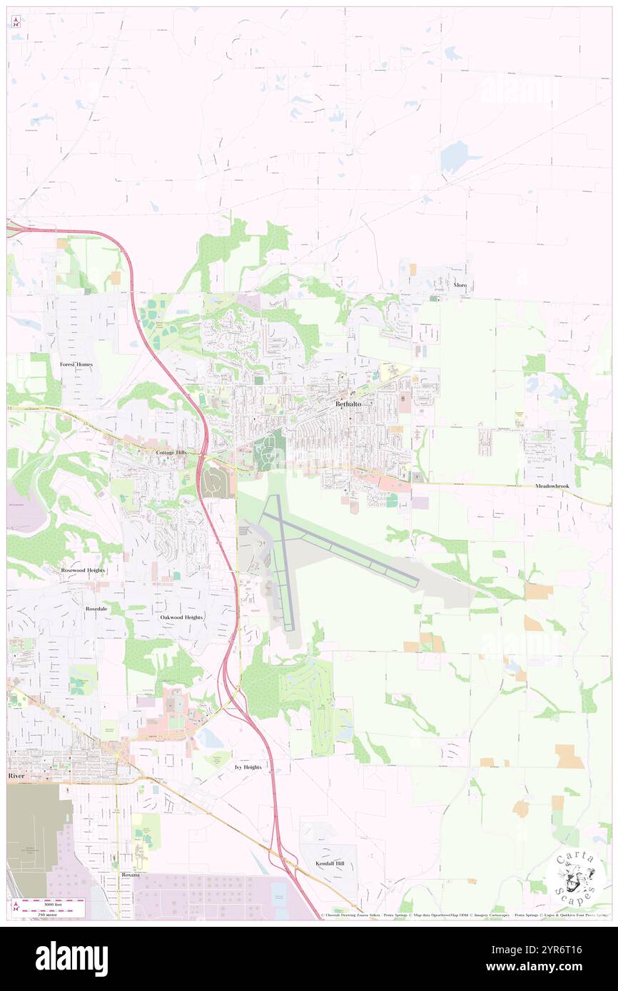 Village of Bethalto, Madison County, USA, USA, Illinois, n 38 54' 5 ...