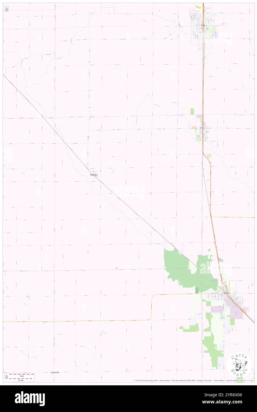 Town of Unity, Clark County, USA, USA, Wisconsin, n 44 48' 52'', S 90 ...