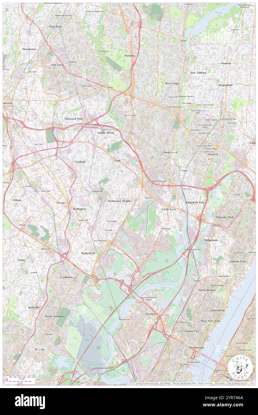 Borough of Hasbrouck Heights, Bergen County, USA, USA, New Jersey, n 40 ...