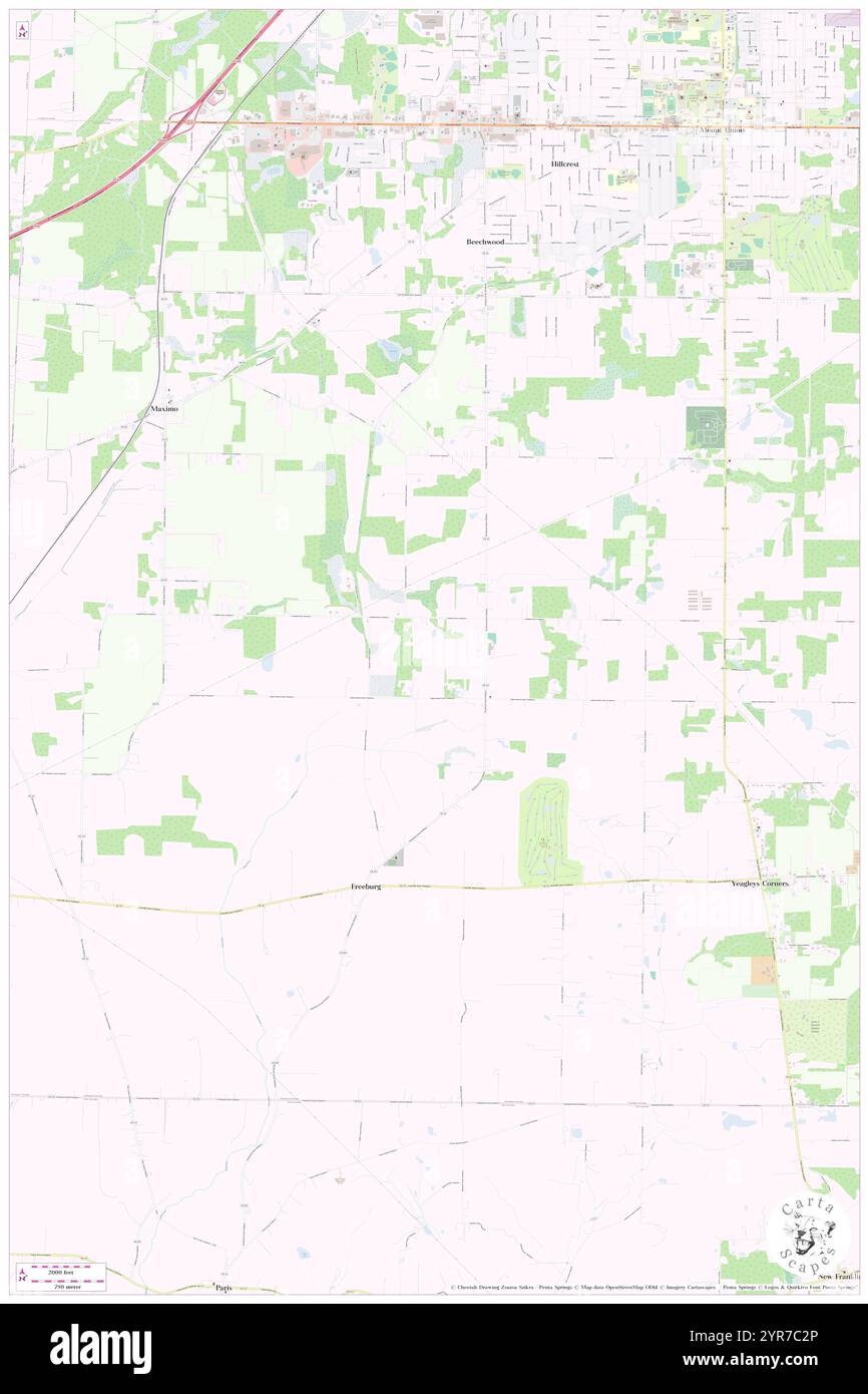 Township of Washington, stark County, USA, USA, Ohio, n 40 51' 16'', S ...