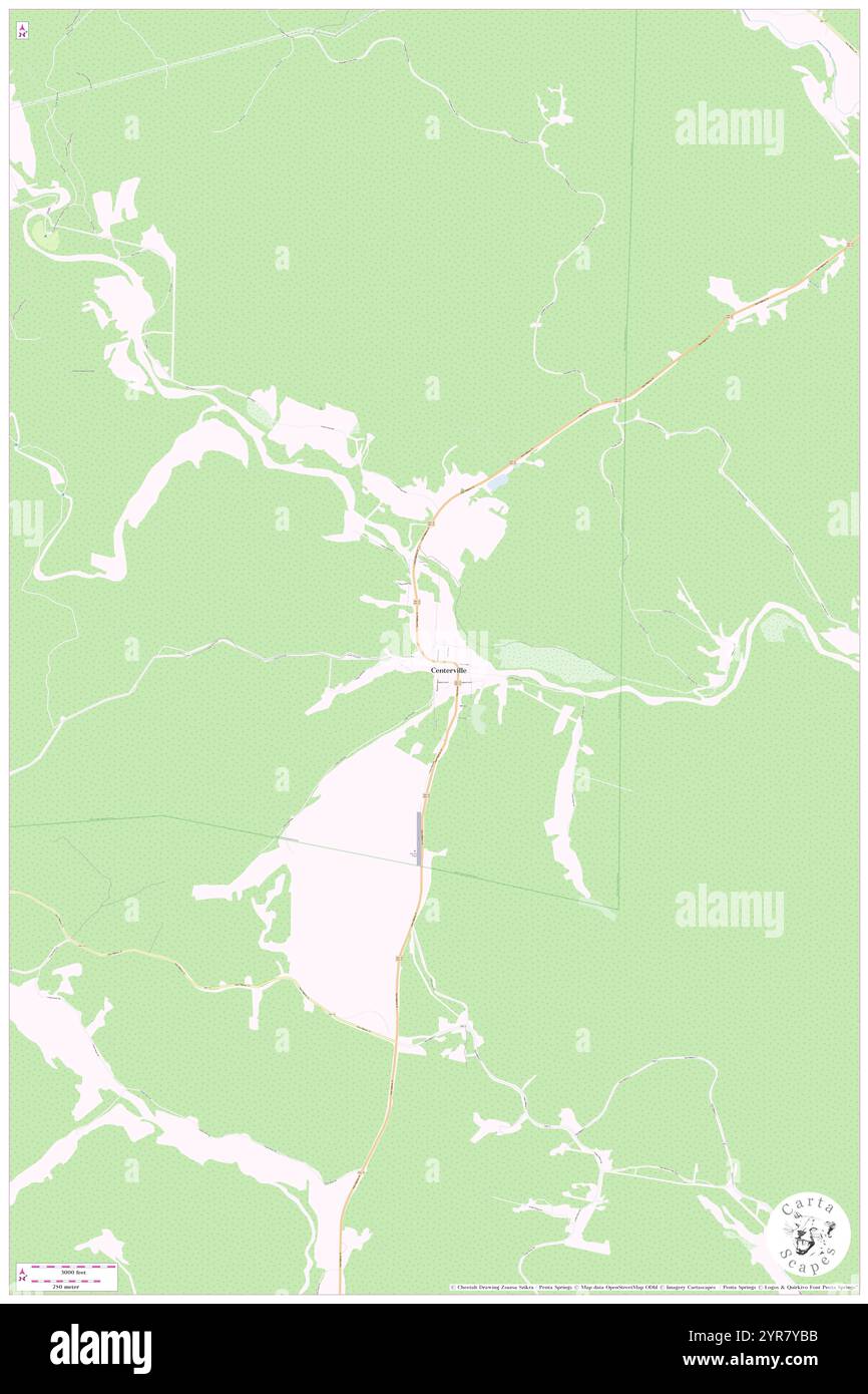 Stadt Centerville, Reynolds County, USA, USA, Missouri, n 37 26' 12 ...