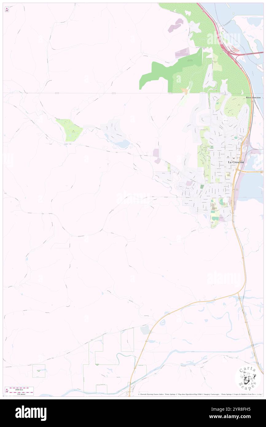 Township of La Crescent, Houston County, USA, USA, Minnesota, n 43 49 ...
