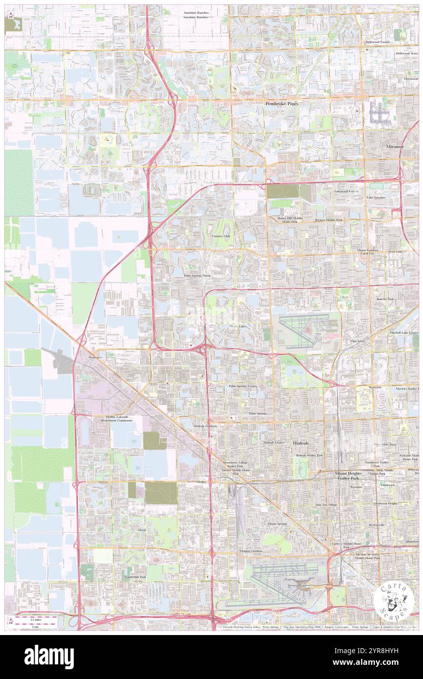 Town of Miami Lakes, Miami-Dade County, USA, USA, Florida, n 25 54' 45 ...