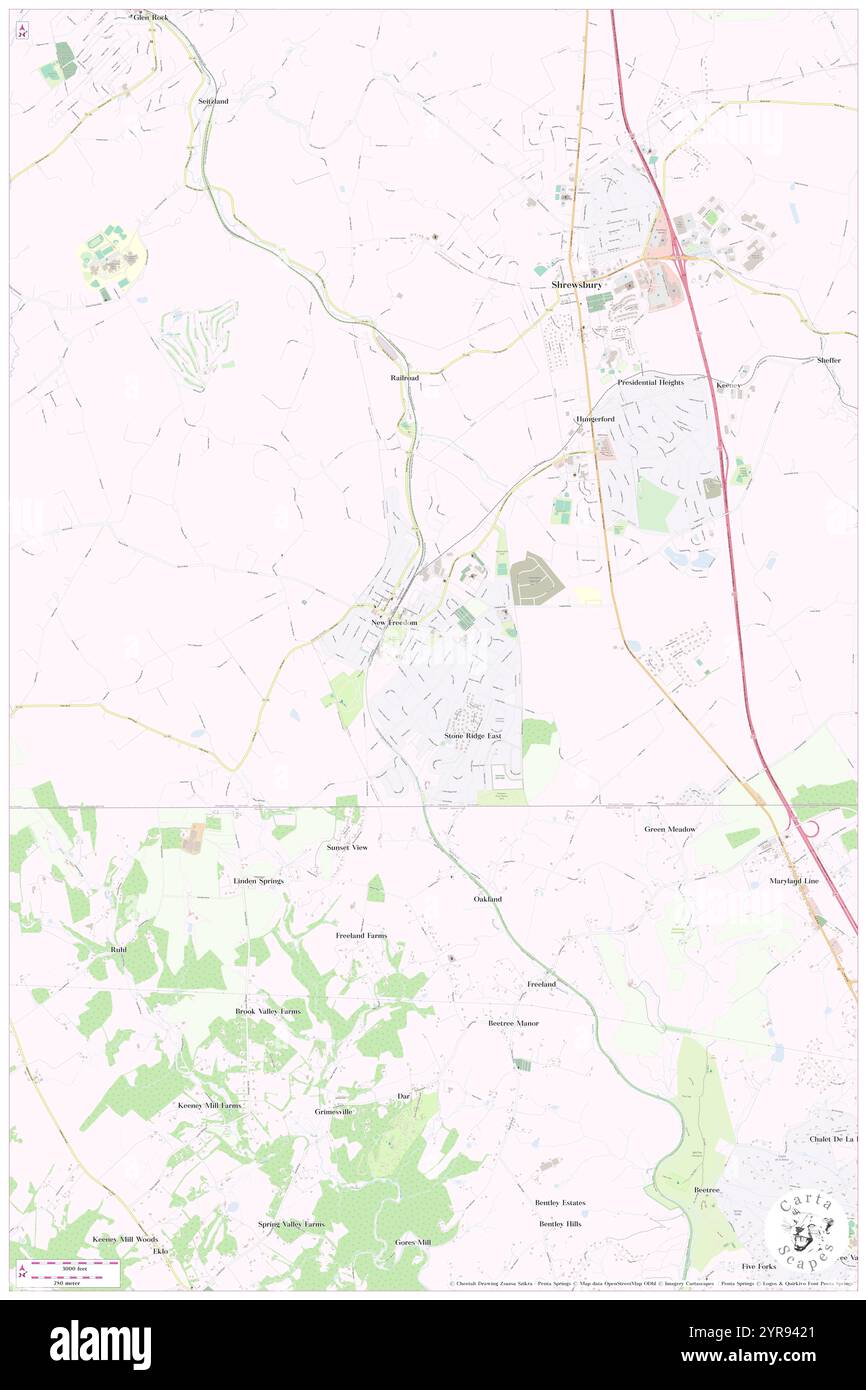 Borough of New Freedom, York County, USA, USA, Pennsylvania, n 39 44' 7 ...