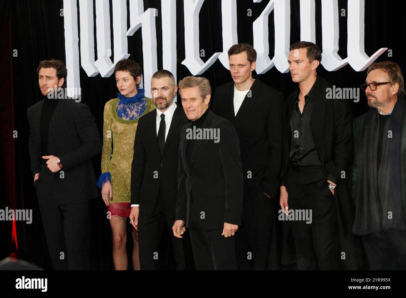 Aaron Taylor-Johnson, Emma Corrin, Robert Eggers, Willem Dafoe, Bill ...