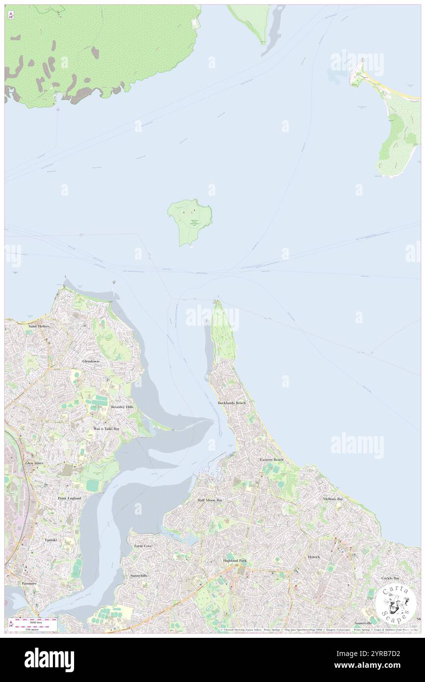 Tamaki River, Neuseeland, s 36 51' 0'', N 174 54' 0'', MAP, Cartascapes ...