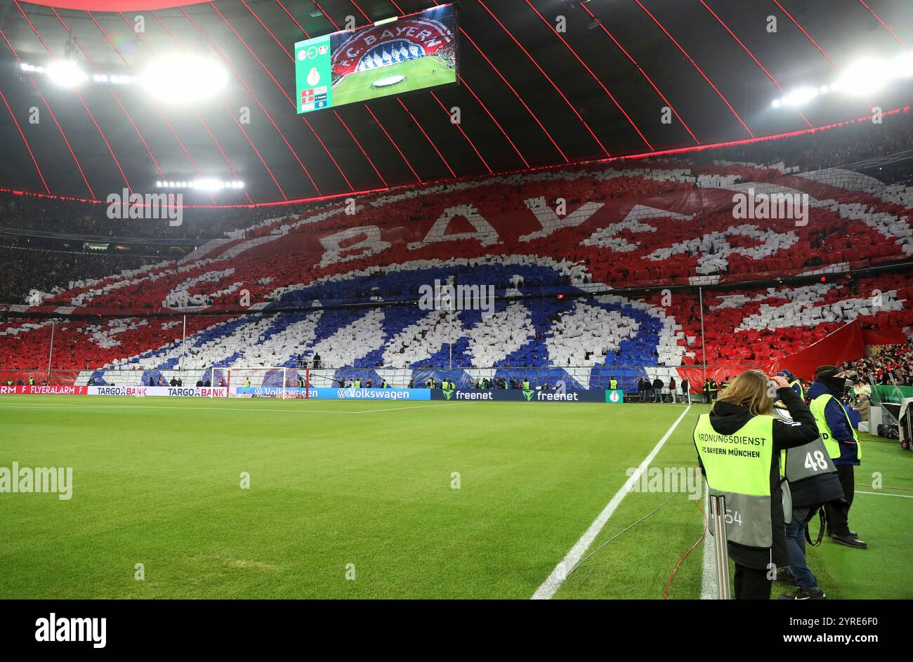 München, Deutschland, 03. Dezember 2024: Fussball, Herren, DFB-Pokal ...