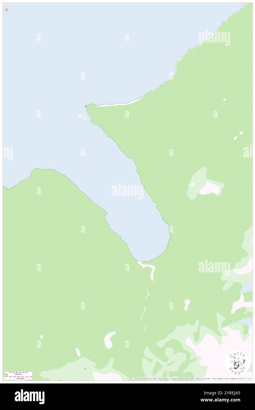 Poison Bay, Neuseeland, s 44 40' 0'', N 167 39' 0'', MAP, Cartascapes ...