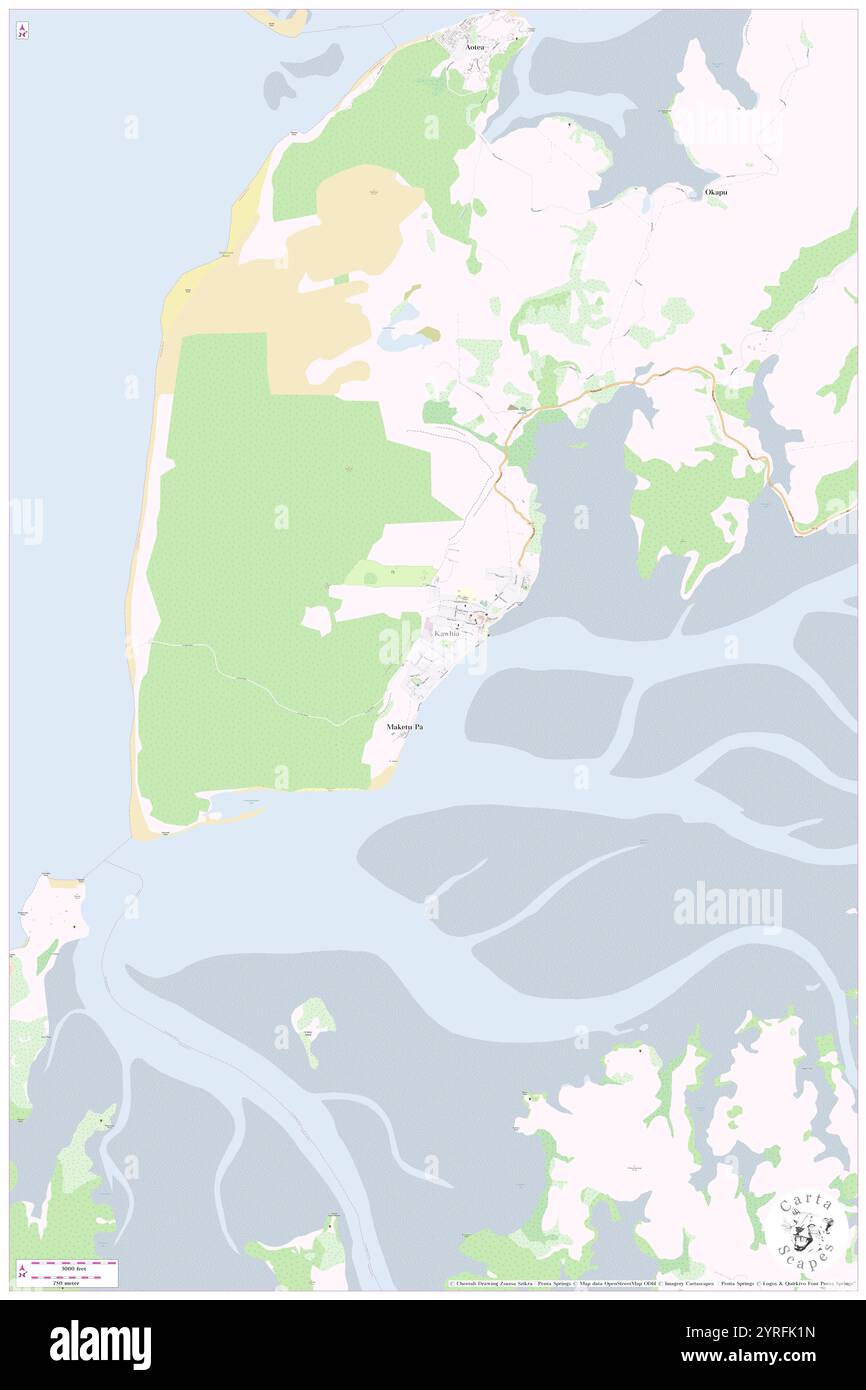 Kawhia, Otorohanga District, Neuseeland, Waikato, s 38 4' 0''', N 174 ...