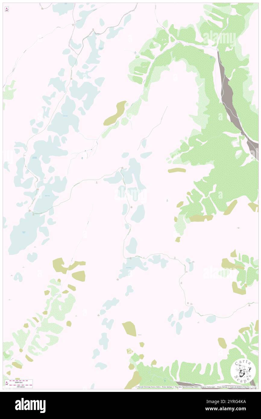 Mount Harper, Selwyn District, Neuseeland, Canterbury, s 43 0' 0''', N ...