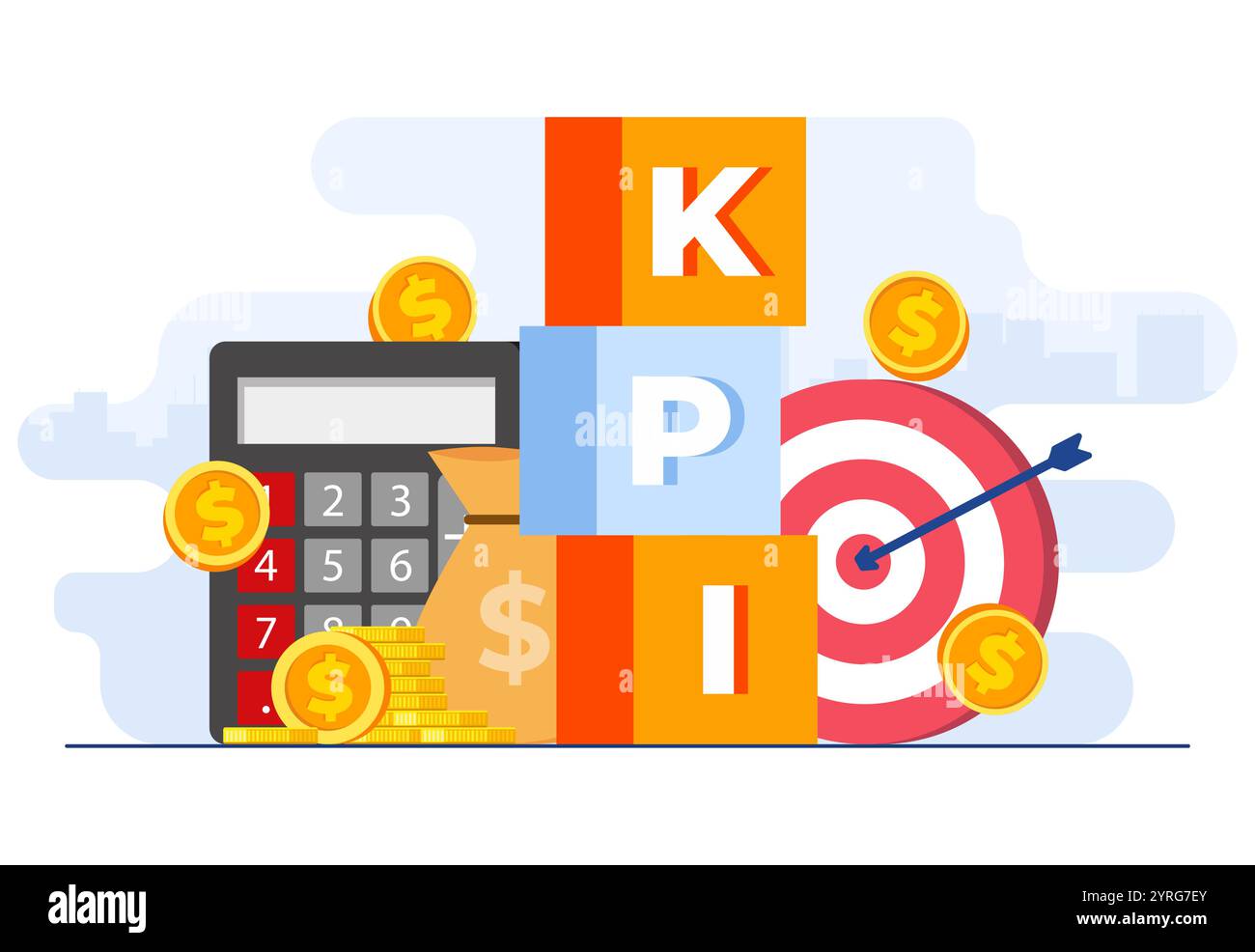 Kpi dashboard Stock-Vektorgrafiken kaufen - Alamy