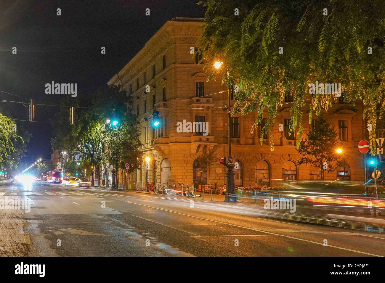 Ungarn, Budapest, die elegante Andrassy Avenue, die für ihre kulturelle ...