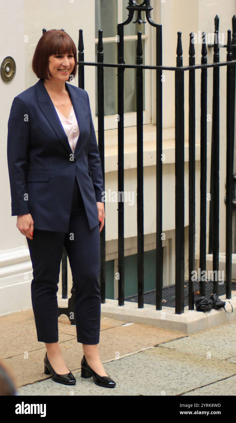 Rachel Reeves (Chancellor of the Exchequer) kommt in der Londoner ...